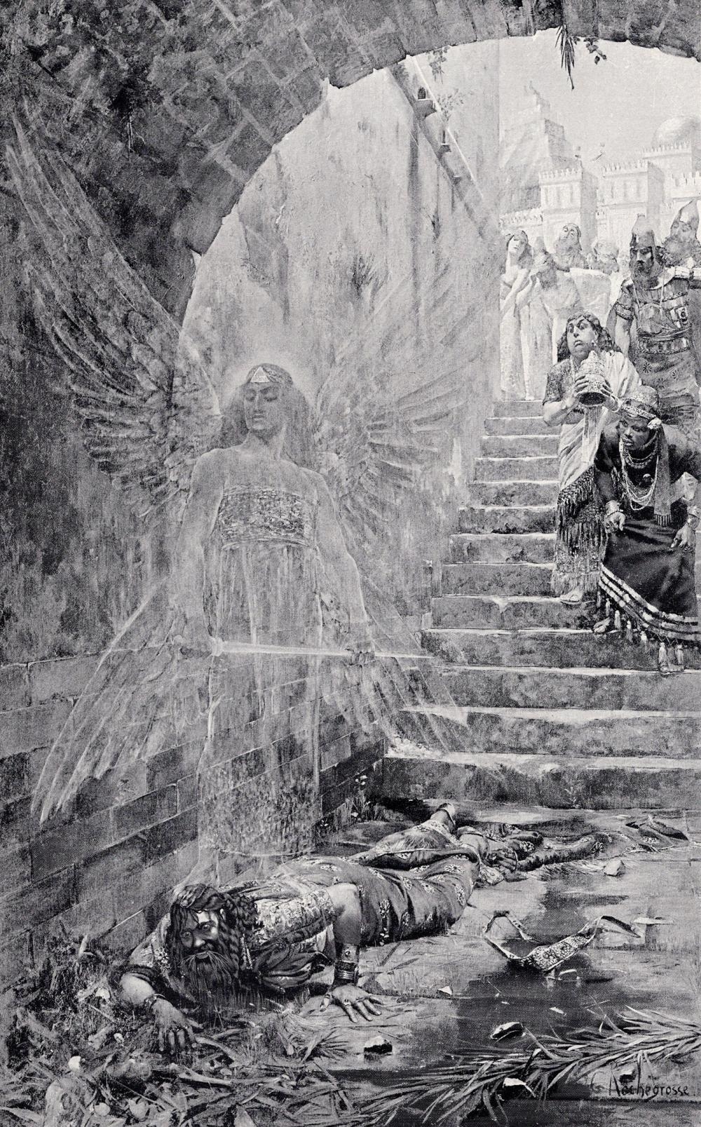 George Rochegrosse | Ulysse ordonnant la mort d'Astyanax | MutualArt