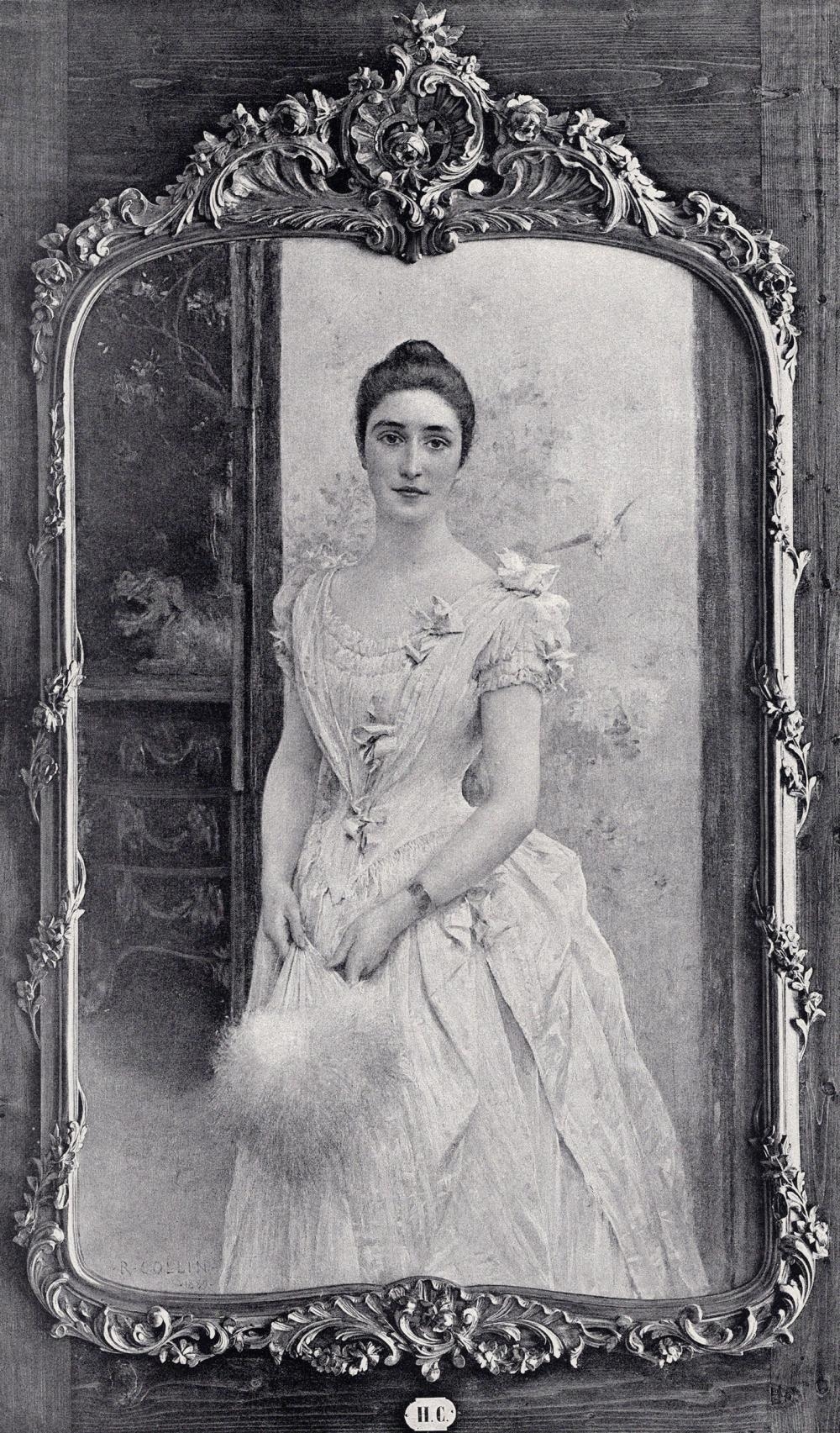 Louis-Joseph-Raphaël Collin | Raphael Collin 1800s Antique Print Ready for the Ball SIGNED ...