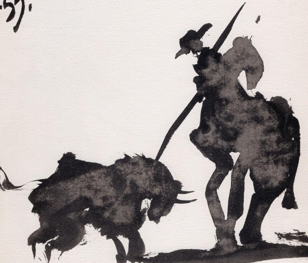 Pablo Picasso | Slaying the Bull (Matando al Toro) (1961) | MutualArt