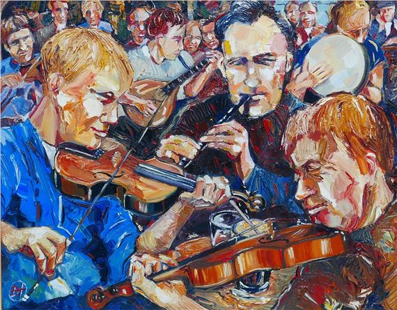 Douglas Hutton | Big Hands and Fiddle Bows | MutualArt