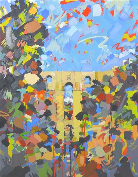 Michael R. Hoar | Bridge at Ronda landscape | MutualArt