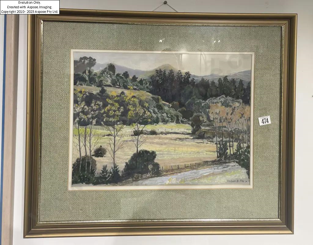 Richard Pike | Richard.B.Pike Landscape Pastel | MutualArt