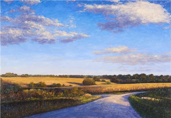 Gary Bowling | Gary Bowling Y in Blue Gravel Oil Painting 2007 (2007 ...