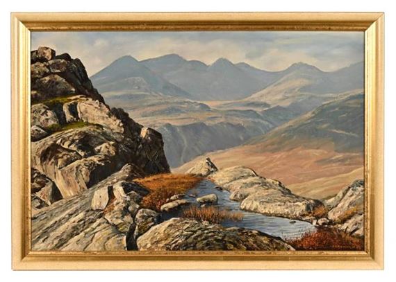 Arthur Terry Blamires | View from top of Langdale Pike (1990) | MutualArt