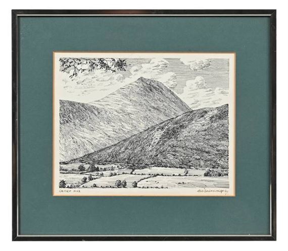 Alfred Wainwright | Causey Pike (from the Newlands Valley) | MutualArt