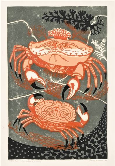 Edward Bawden | Aesop's Fables an old crab and a young crab (1956 ...