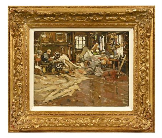 Thomas Bonar Lyon | The Sail Maker Tarbert (1933) | MutualArt