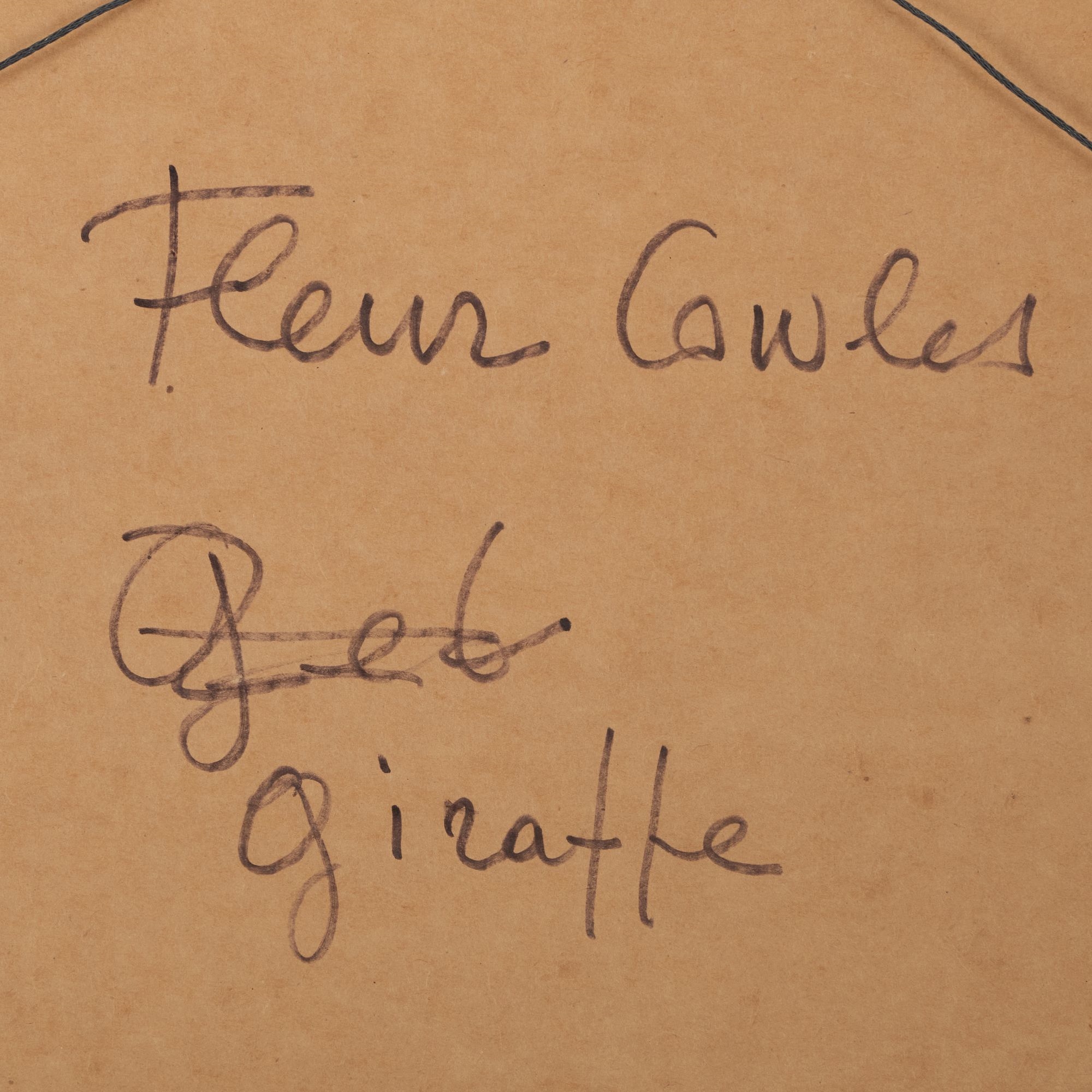 Fleur Cowles | The Giraffe (1969) | MutualArt