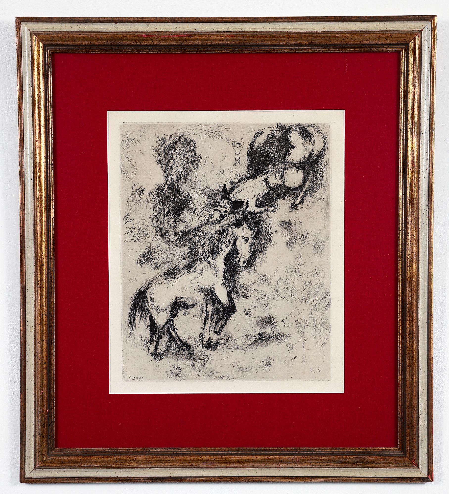 Marc Chagall | The Horse and the Donkey (1952) | MutualArt