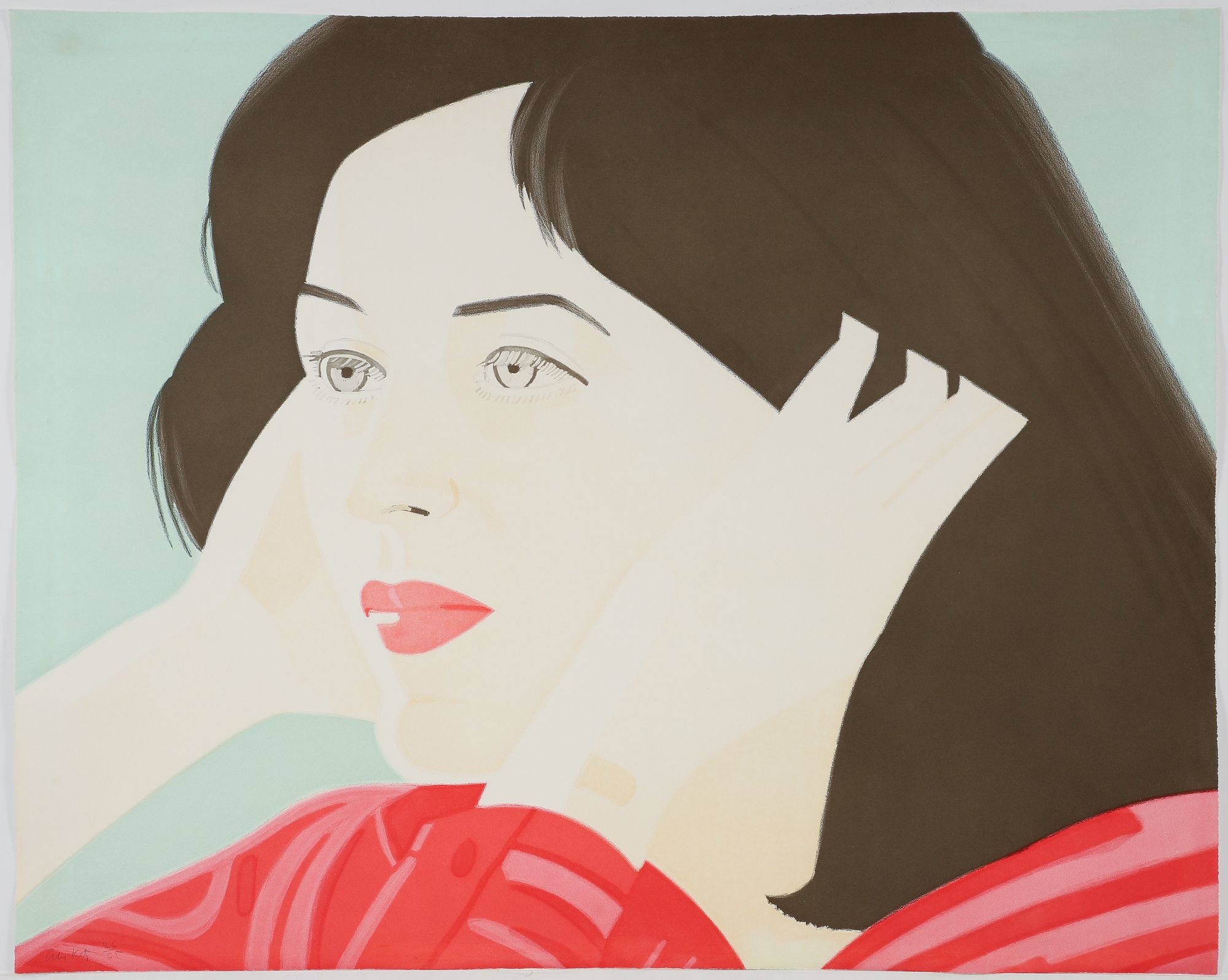 Alex Katz | Portrait of Deborah (1972) | MutualArt