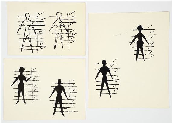 Andy Warhol | 6 Original Blotted Line Drawings for an Ad Campaign (1952 ...