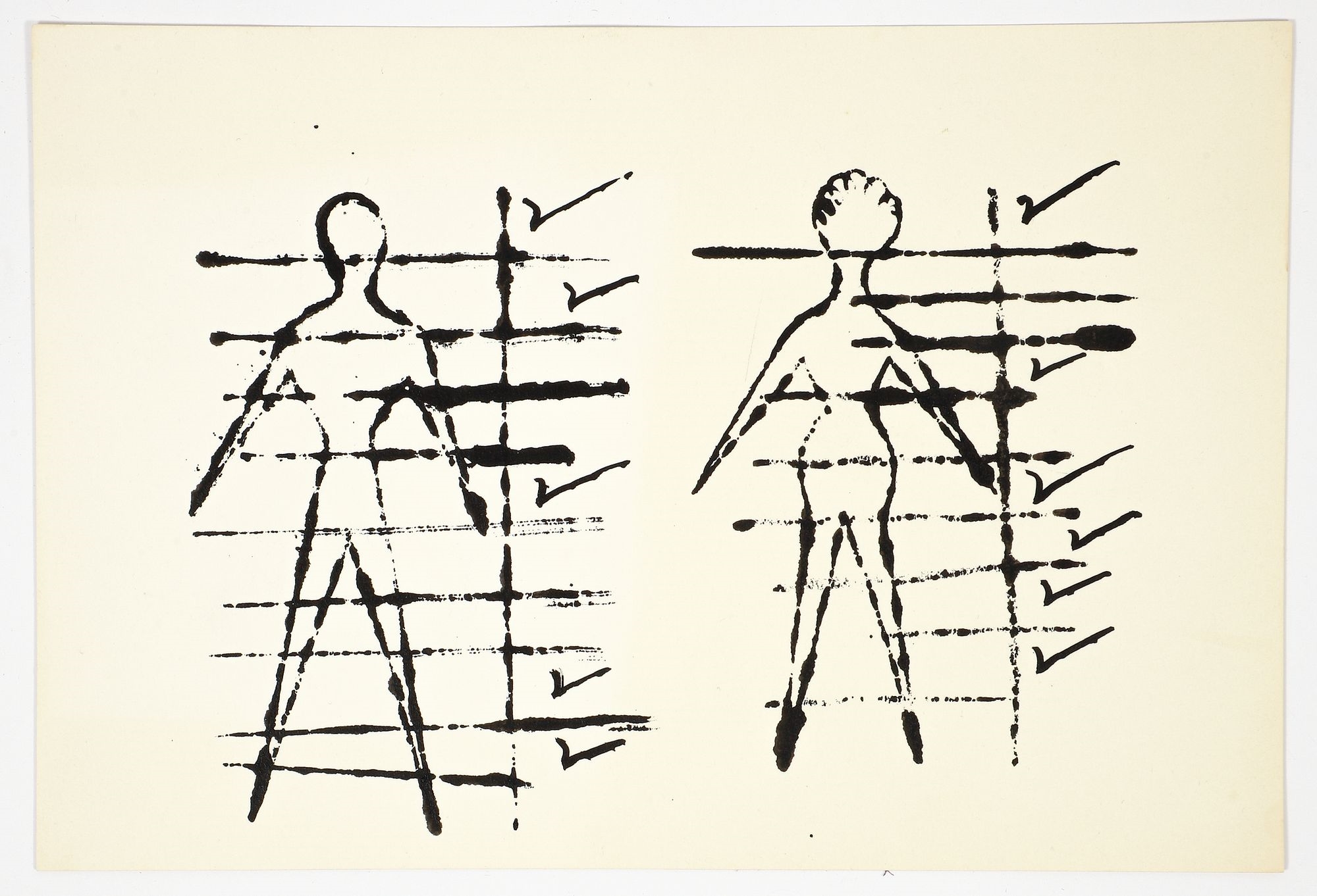 Andy Warhol | 6 Original Blotted Line Drawings for an Ad Campaign (1952 ...