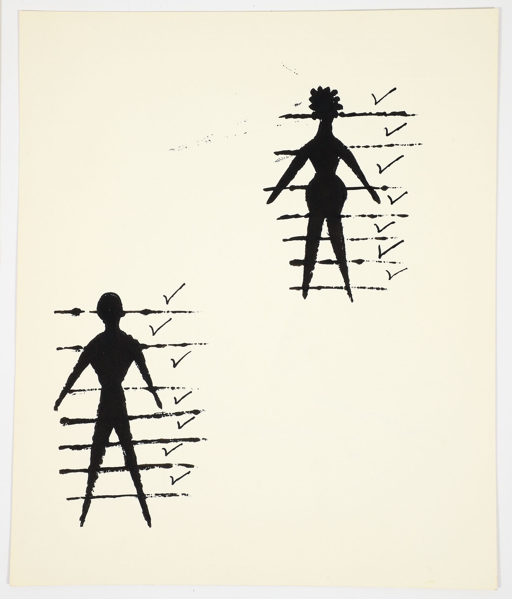 Andy Warhol | 6 Original Blotted Line Drawings for an Ad Campaign (1952 ...