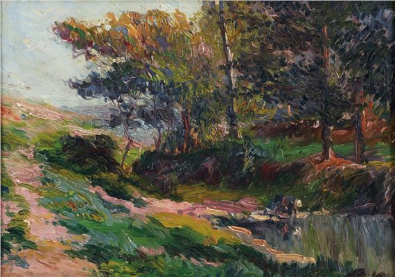 Armand Guillaumin | Impressionistic Landscape attrib to Armand ...