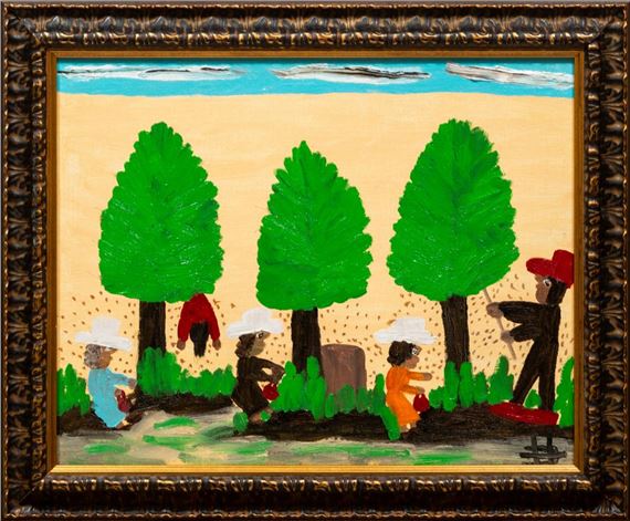 Clementine Hunter | Pecan Picking | MutualArt