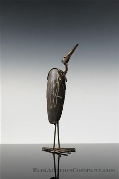 Unknown | Brutalist Metal Buzzard Sculpture | MutualArt