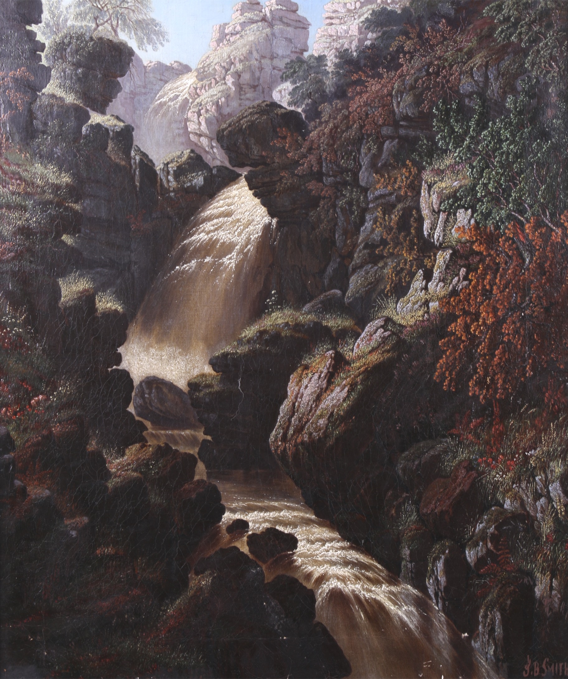 James Burrell Smith | The Devils Glen, 1870 (1870) | MutualArt