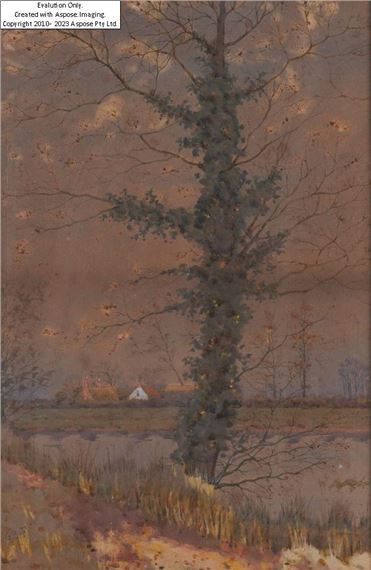Gilbert Baird Fraser | Ivy clad tree | MutualArt