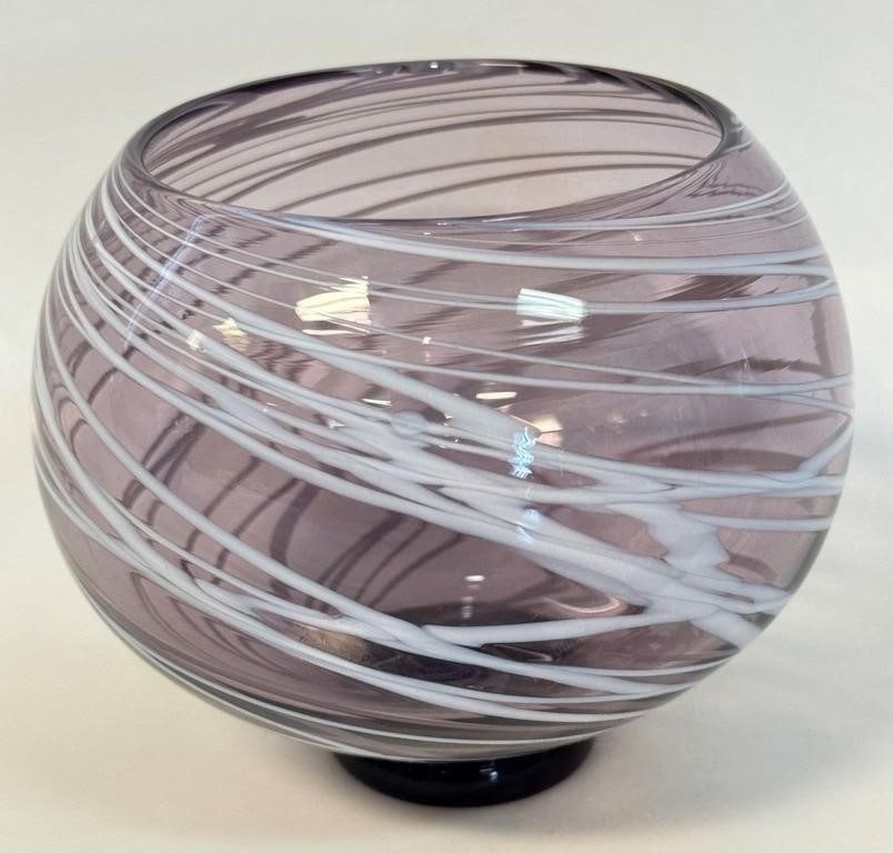 Pat Stanley | BEAUTIFUL SIGNED PAT STANLEY 1958 ART GLASS DISH (1958 ...
