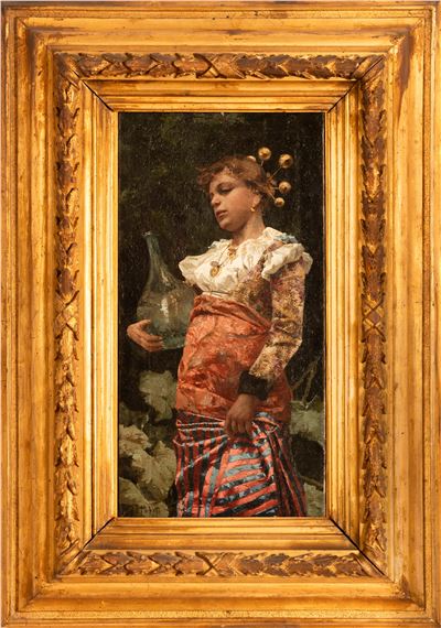 Francesco Paolo Michetti | Ritratto di Nunziata Cermignani in Michetti ...