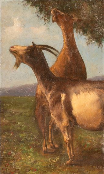 Antonio Milone | Caprette al pascolo | MutualArt