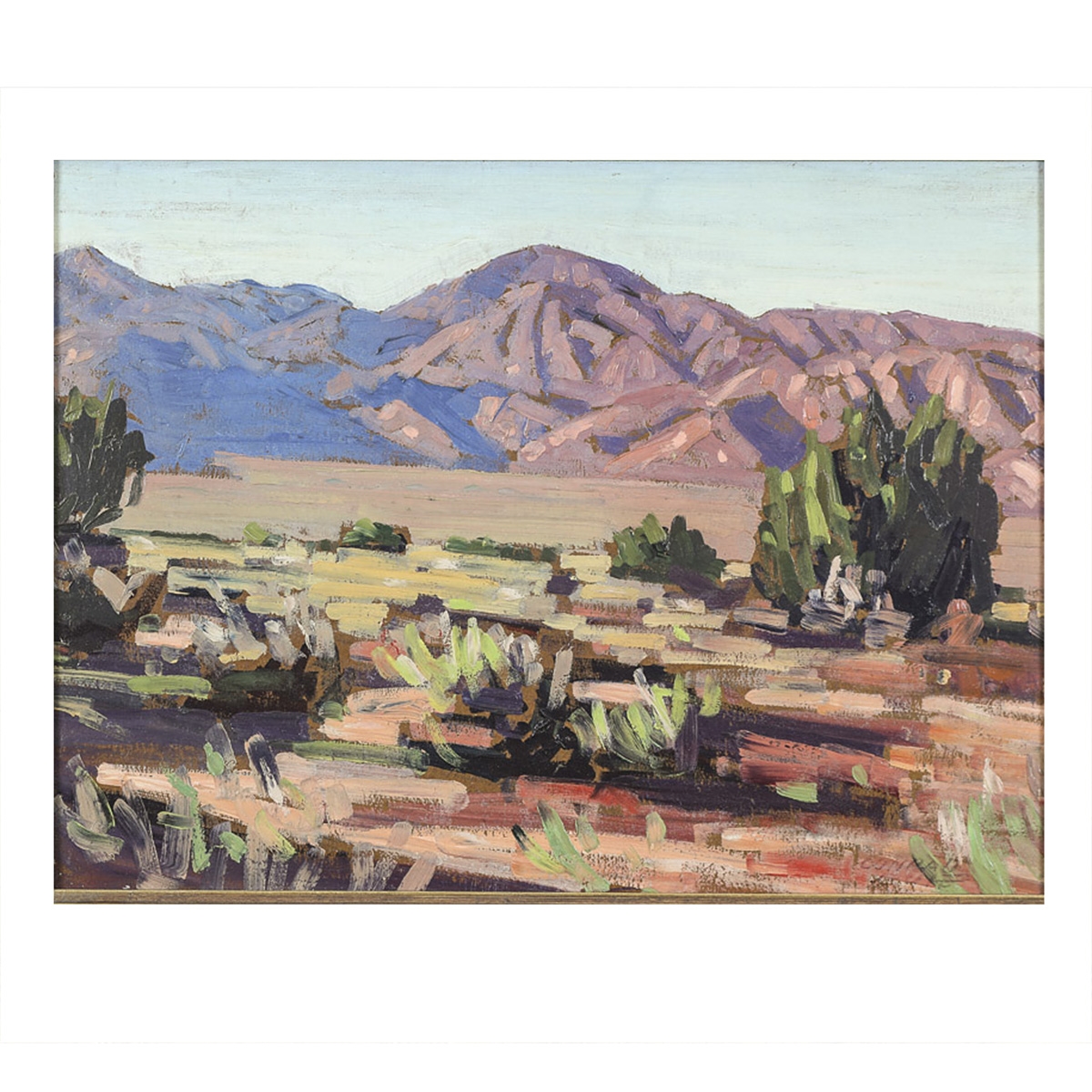 Conrad Buff | Conrad Buff (1886-1975) Painting, Arizona Strip Landscape ...