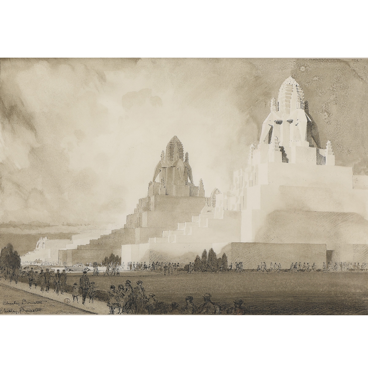 Chesley Bonestell | Chesley Bonestell (1888-1986) Mixed Media, Treasure ...