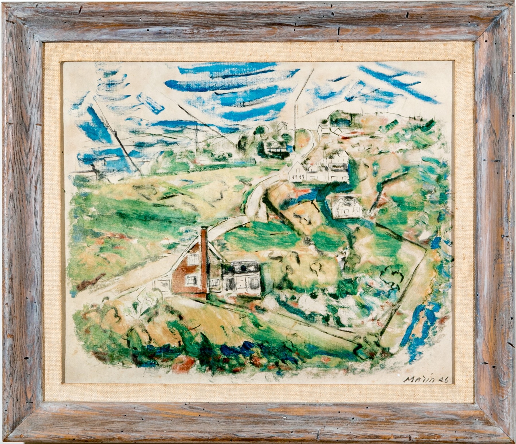 John Marin | Small Point, Maine, from the Bumper (1928) | MutualArt