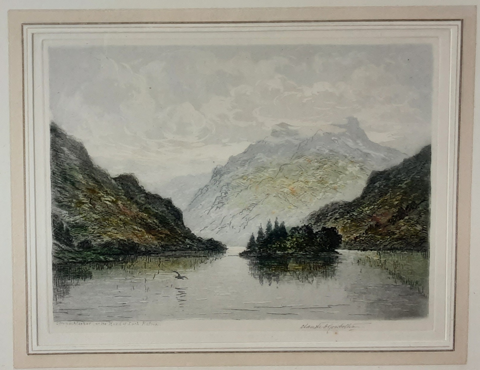 Claude Hamilton Rowbotham | STRONACHLACHAR, THE HEAD OF LOCH KATRINE ...