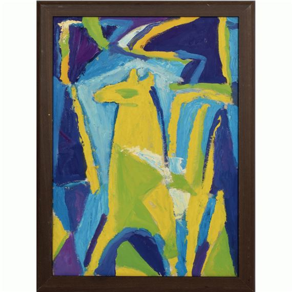 Fritz Keller | GELBES PFERD (1980/90) (1980 - 1990) | MutualArt