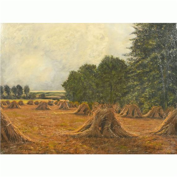 Arthur Bell | GETREIDEPUPPEN AUF DEM FELD | MutualArt