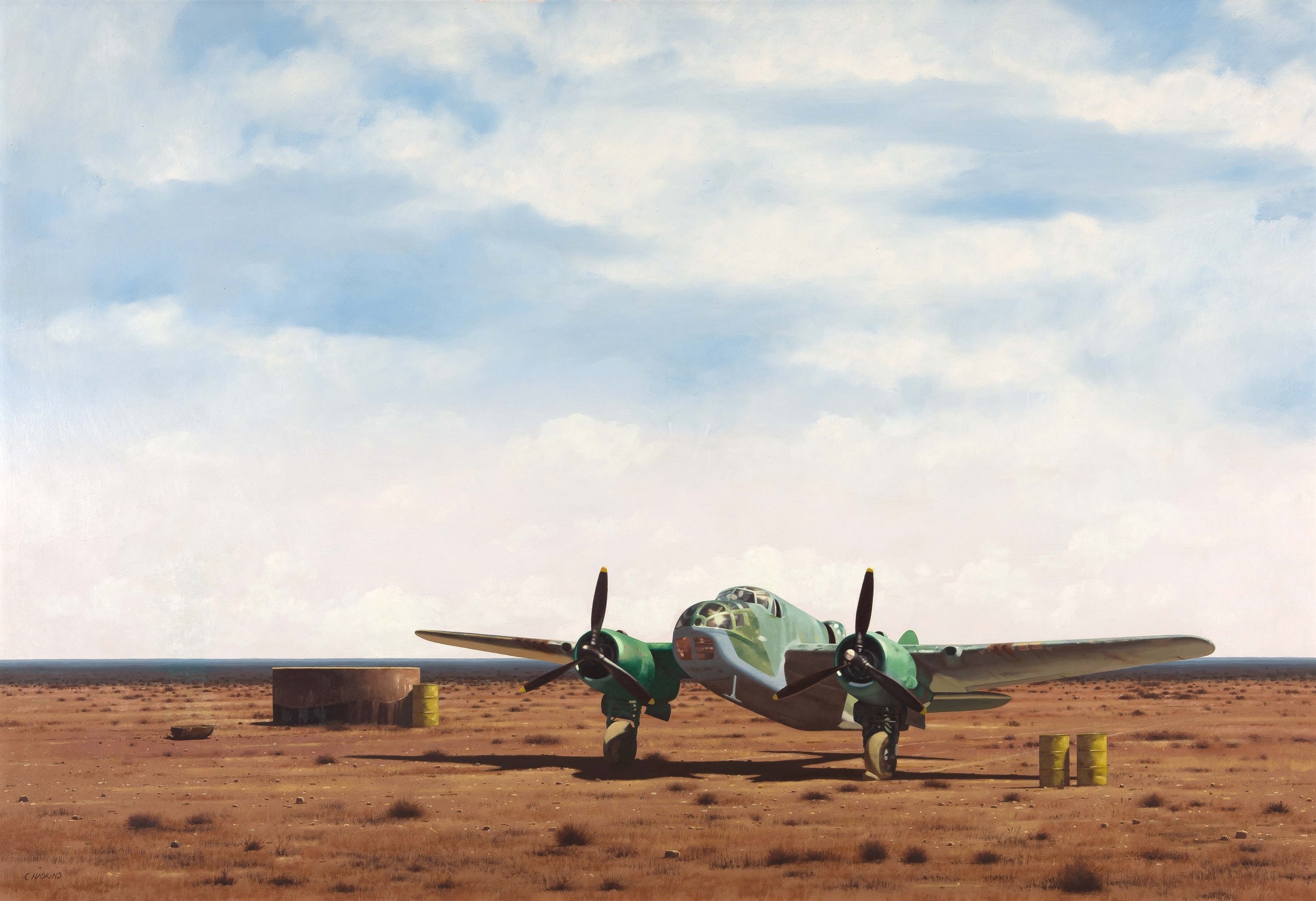 Christopher Haskins | THE FUEL DEPOT | MutualArt