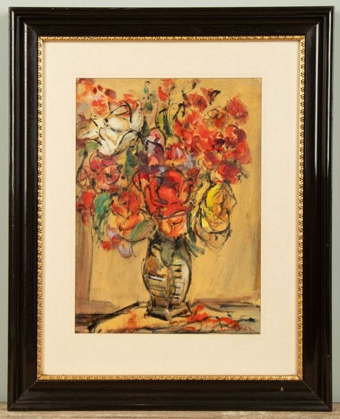 François Faucher | Nature morte au bouquet de fleurs. | MutualArt