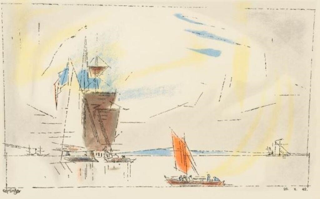 Lyonel Feininger | Gelmeroda (1955) | MutualArt