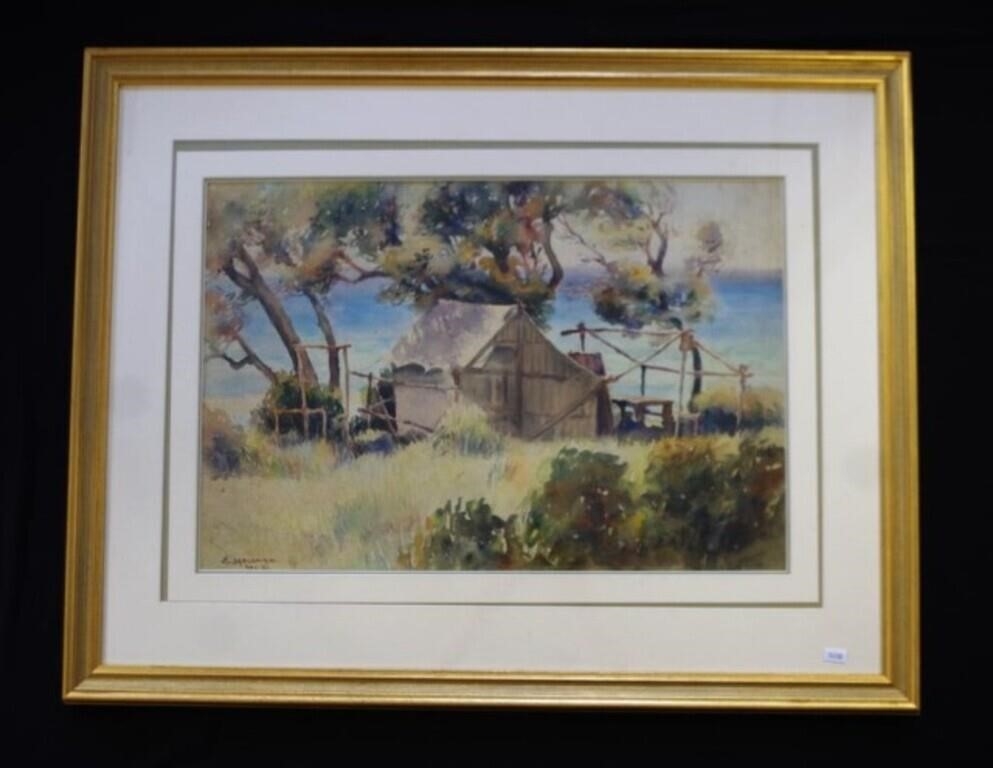 Henry Edgecombe | Beachside Hut | MutualArt