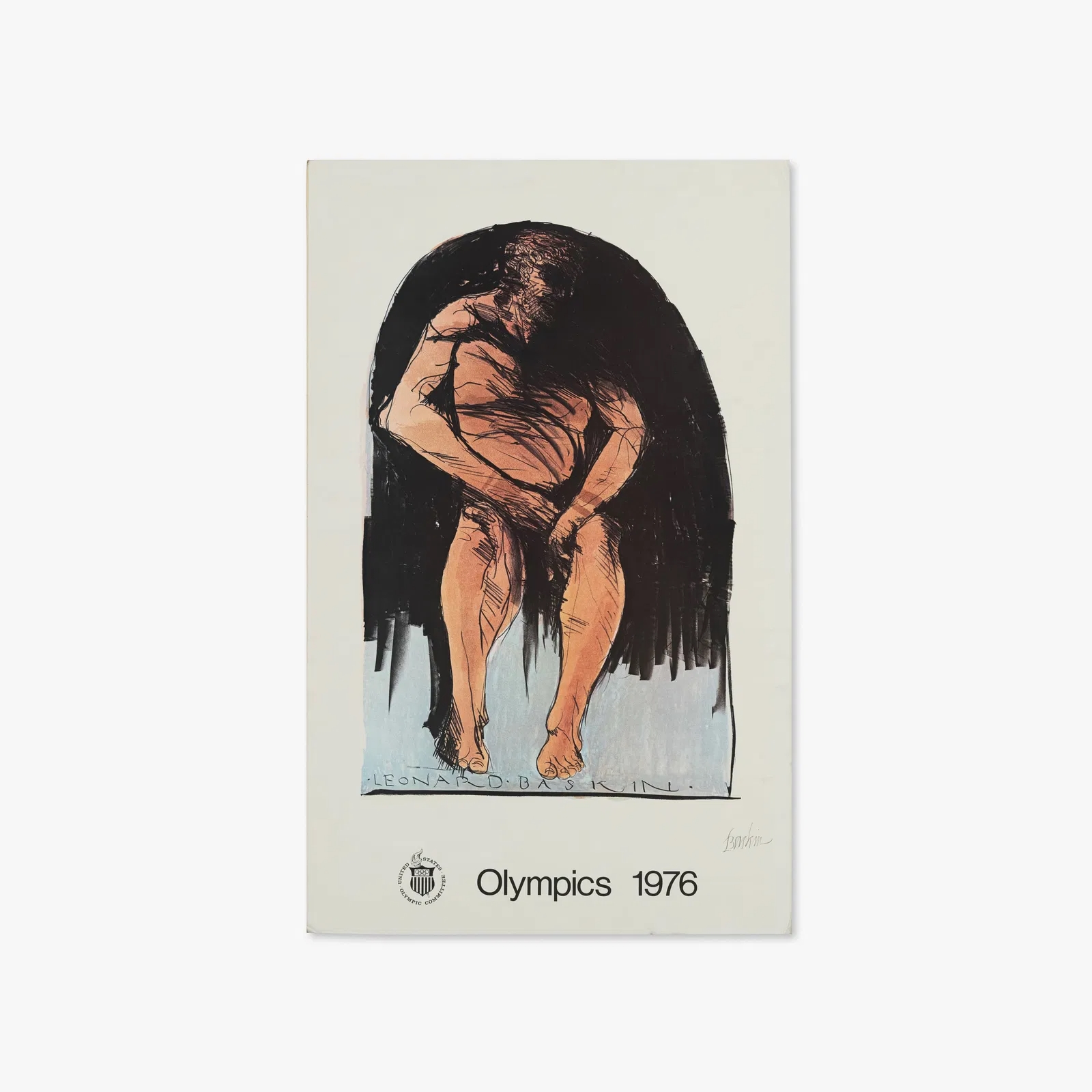 Leonard Baskin | Olympus - The Athlete for the Olympics | MutualArt