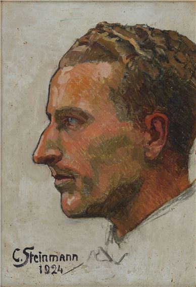 Carl Steinmann | Portrait d'homme (1924) | MutualArt