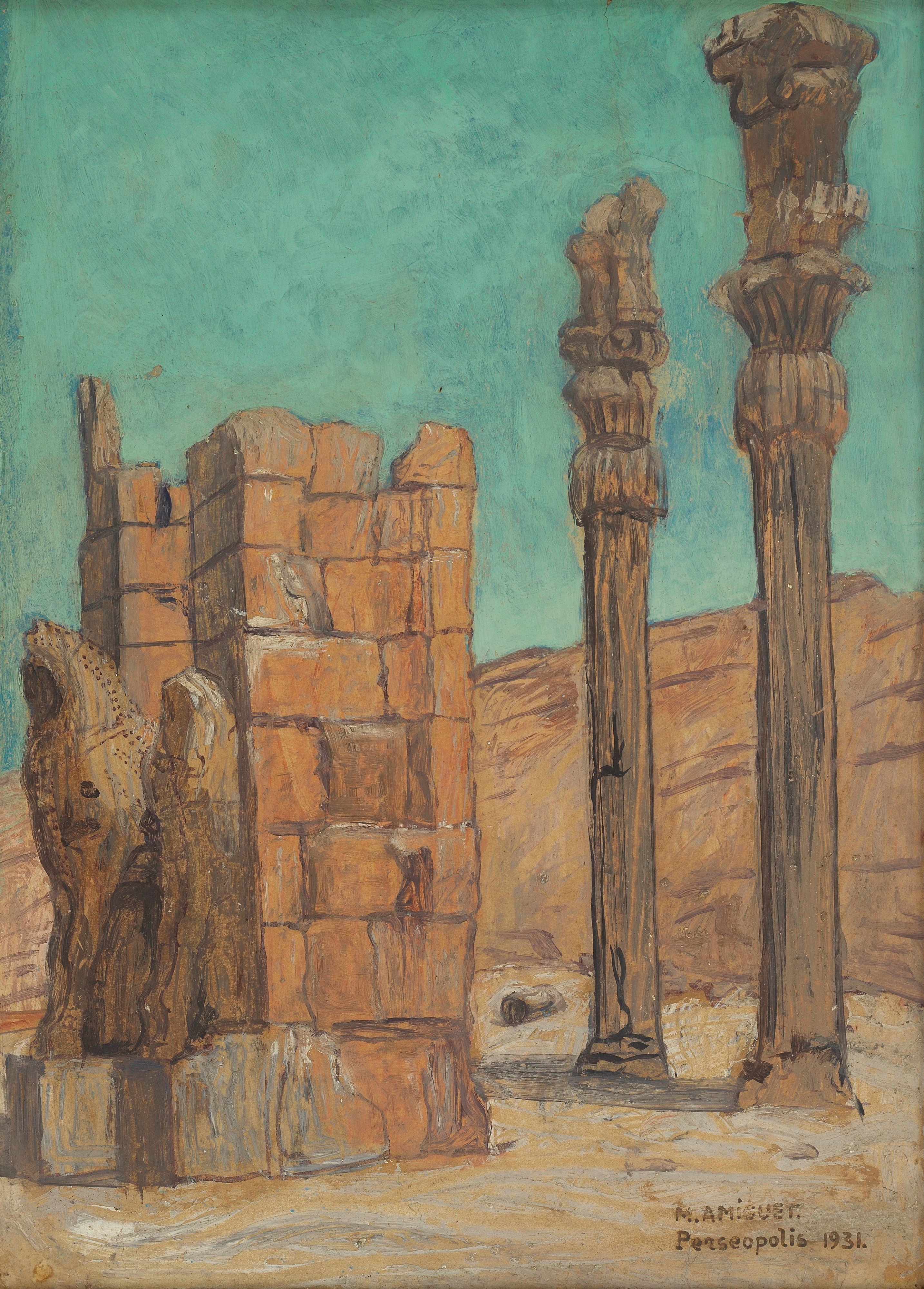 Marcel Amiguet | Persepolis (1931) | MutualArt