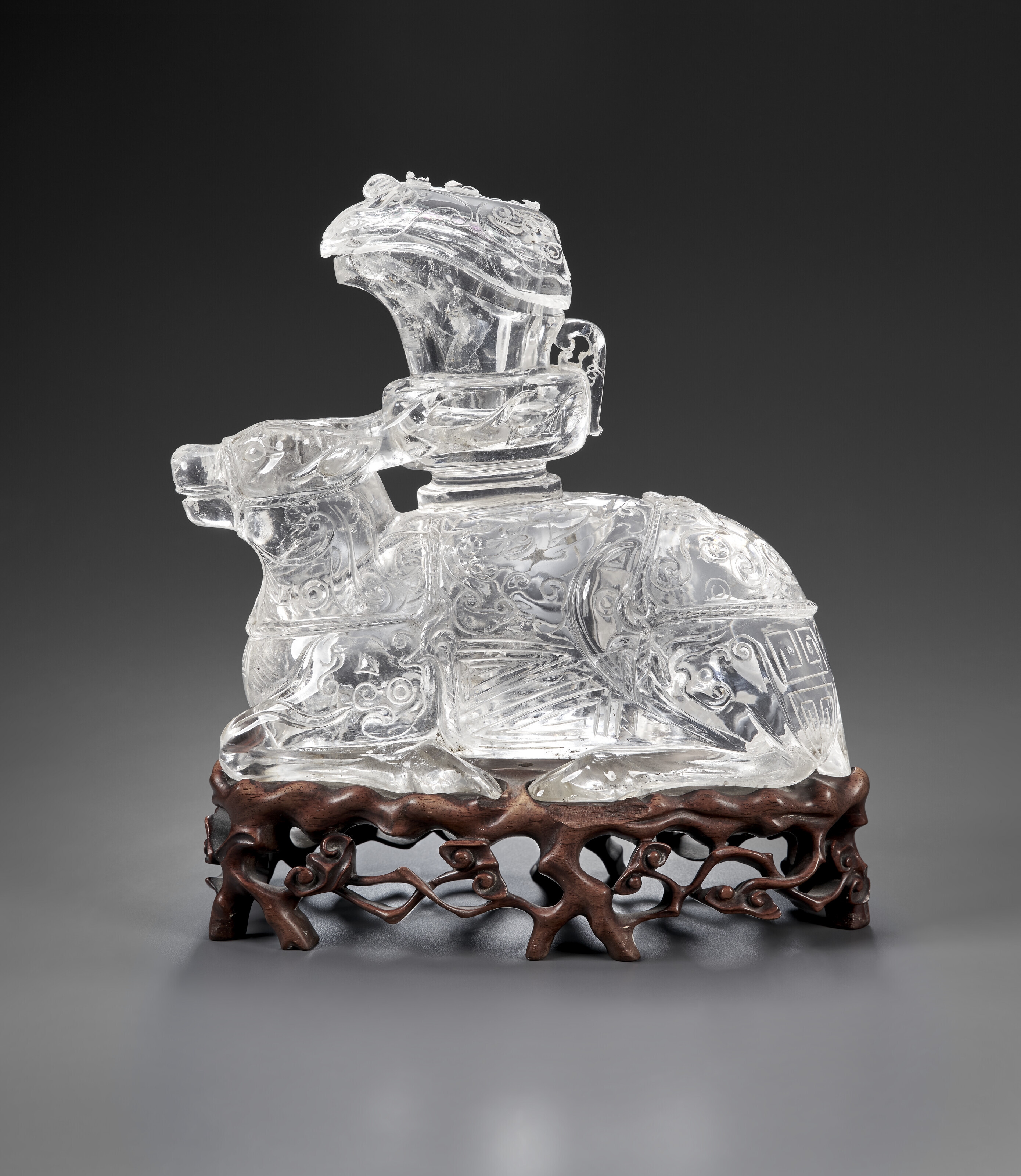 Chinese School, 18th Century | A VERY RARE AND FINELY CARVED ROCK ...
