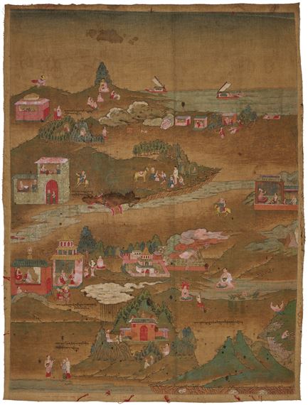Tibetan School, 19th Century | A PAINTING OF AVADANA STORIES | MutualArt