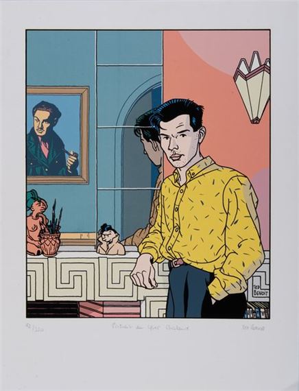 Ted Benoît | Portrait of Yves Chaland | MutualArt