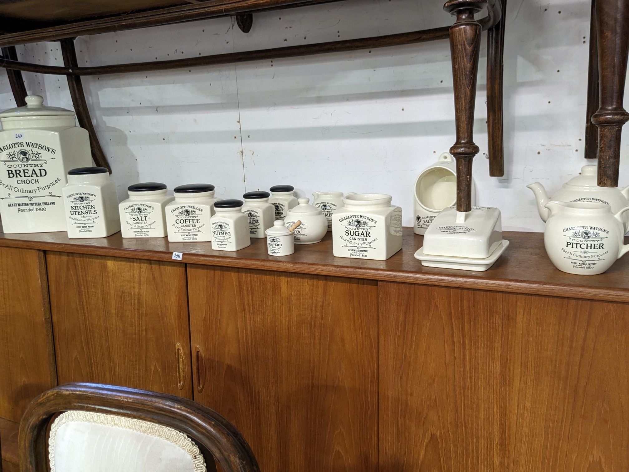 Charlotte Watson | CHARLOTTE WATSON POTTERY KITCHEN SET | MutualArt