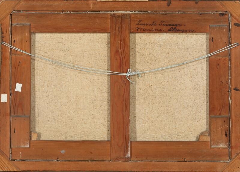 Laurits Regner Tuxen | Dinghies on the beach at Skagen | MutualArt