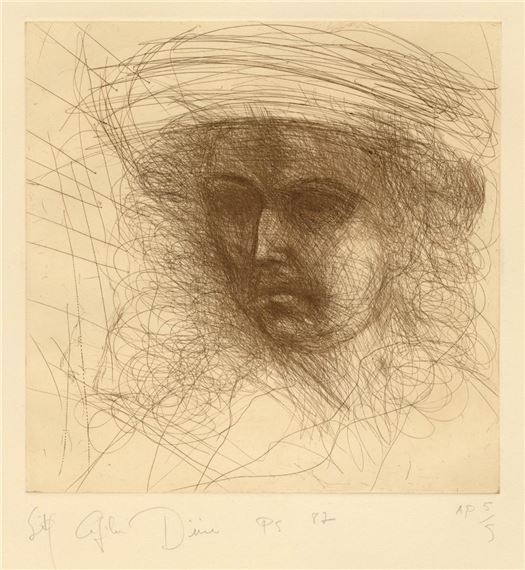 Pat Steir | Pat STEIR: Self After Durer (1982) | MutualArt