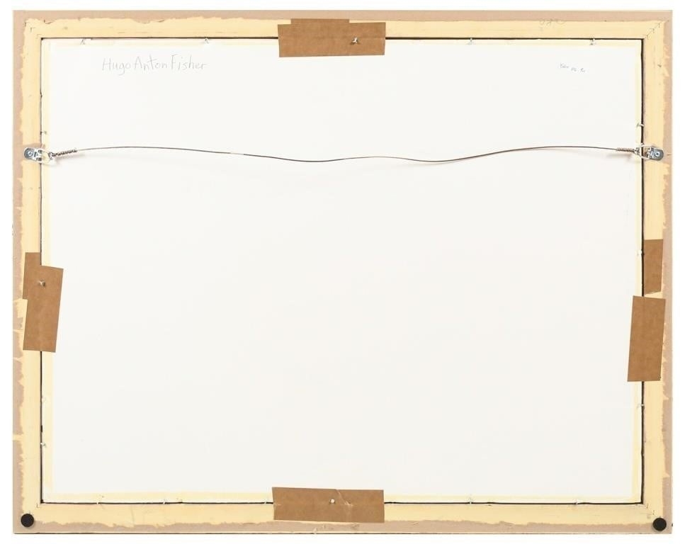 Hugo Anton Fisher | Highland Cattle near Water | MutualArt