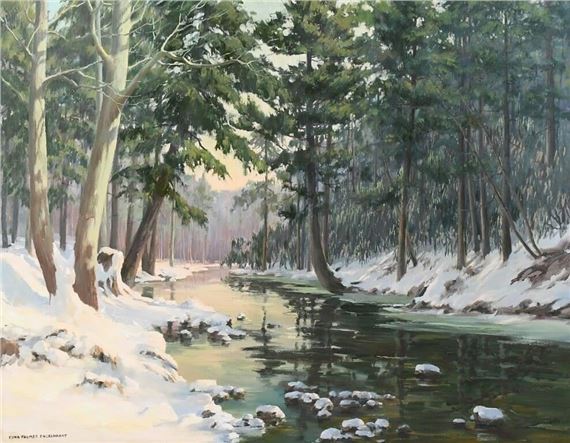 Edna Palmer Engelhardt | Winter in the Poconos | MutualArt