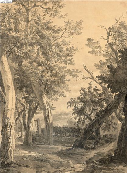 Jean-Antoine Constantin | Paysage aux grands arbres | MutualArt