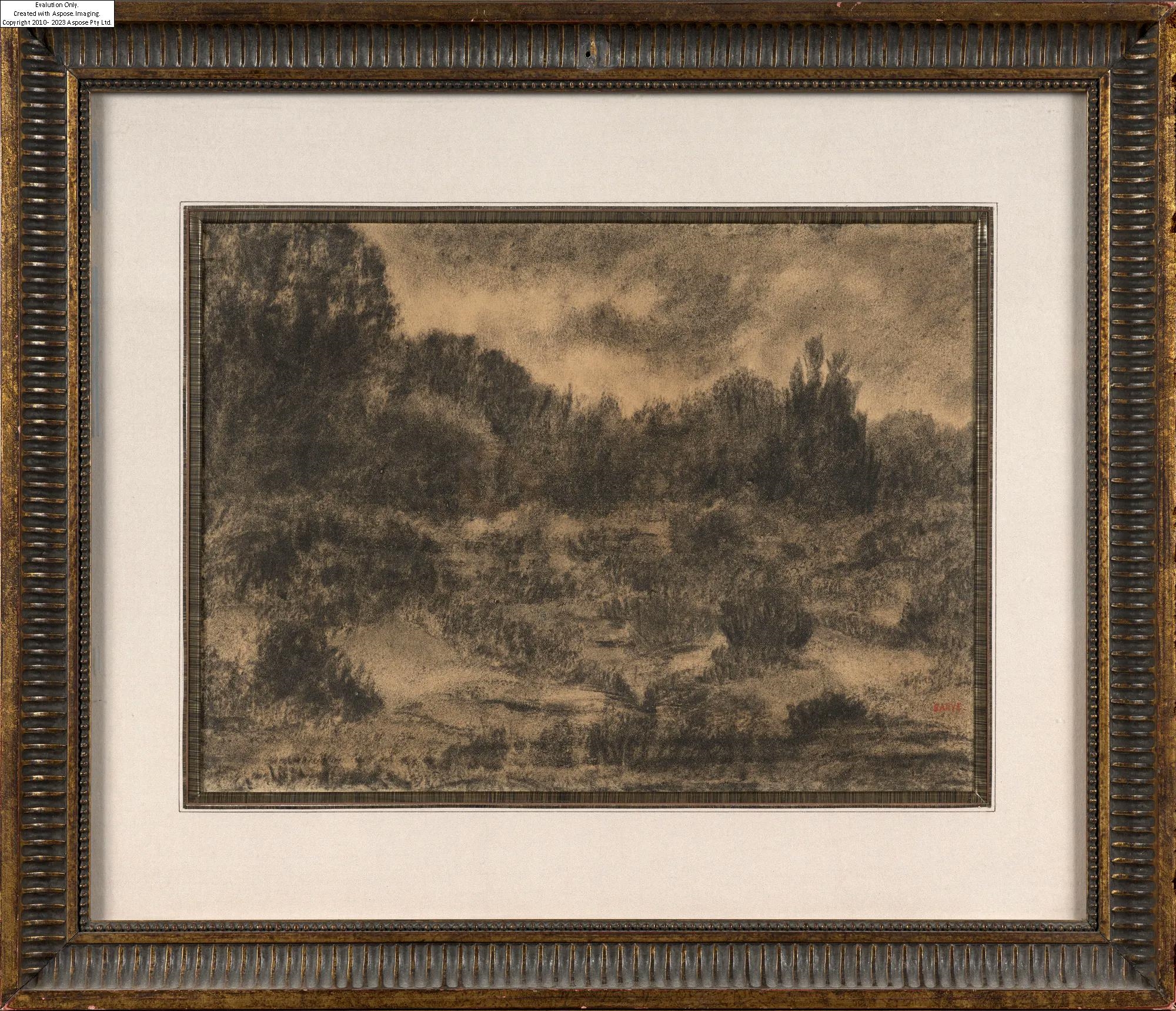 Antoine-Louis Barye | Vue des gorges d'Apremont dans la forêt de ...