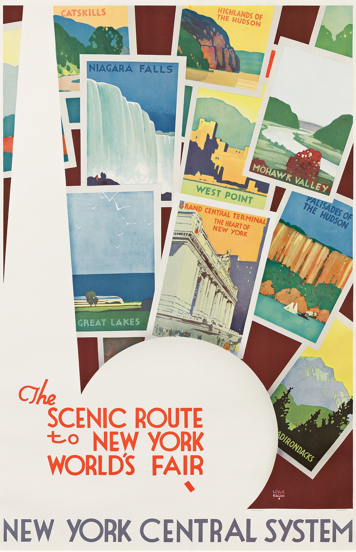 Leslie Darrell Ragan | The Scenic Route to New York World's Fair / New ...