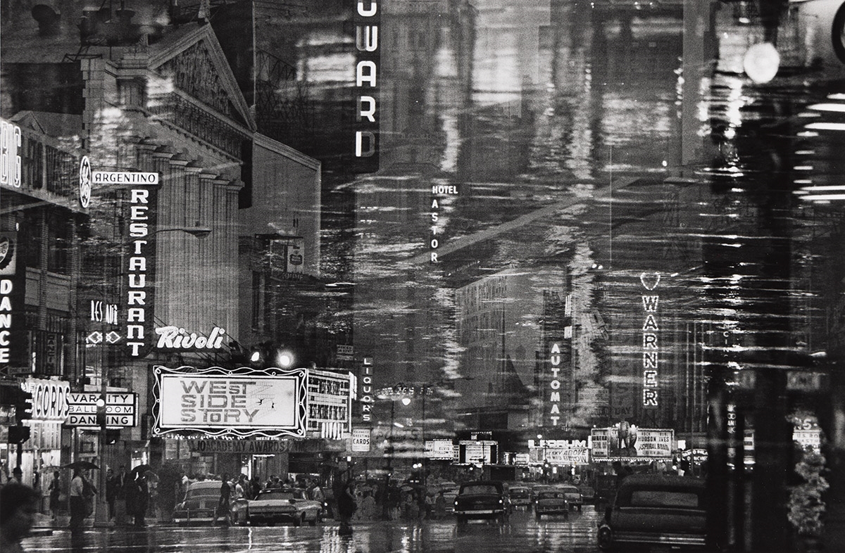 Ernst Haas | Times Square Reflection, NYC. | MutualArt